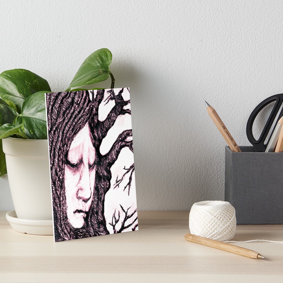 Lámina rígida «dibujo digital | dríade abandonada | otoño | espíritu ...