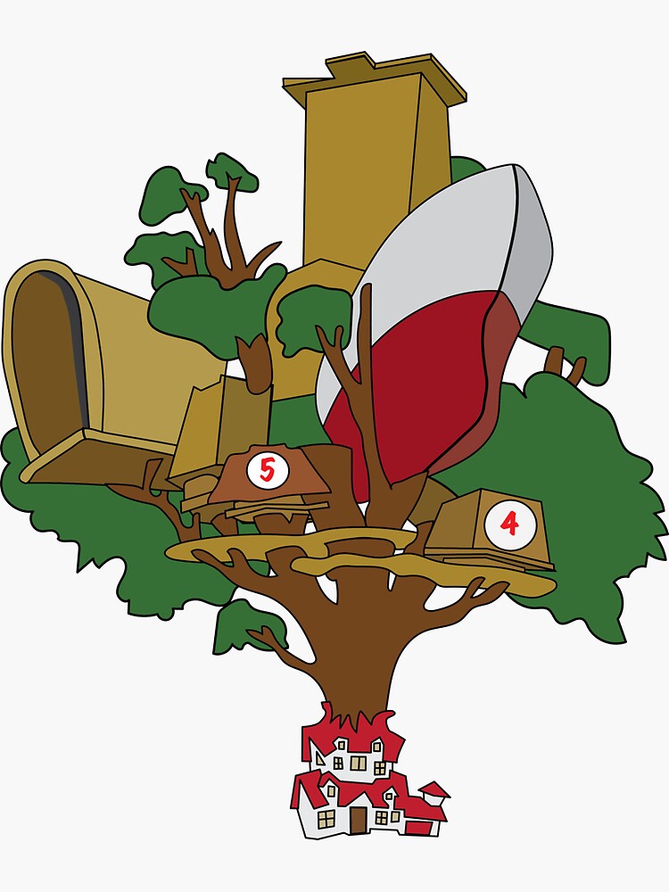 "Codename: Kids Next Door House" Sticker for Sale by JimmyBrungus ...