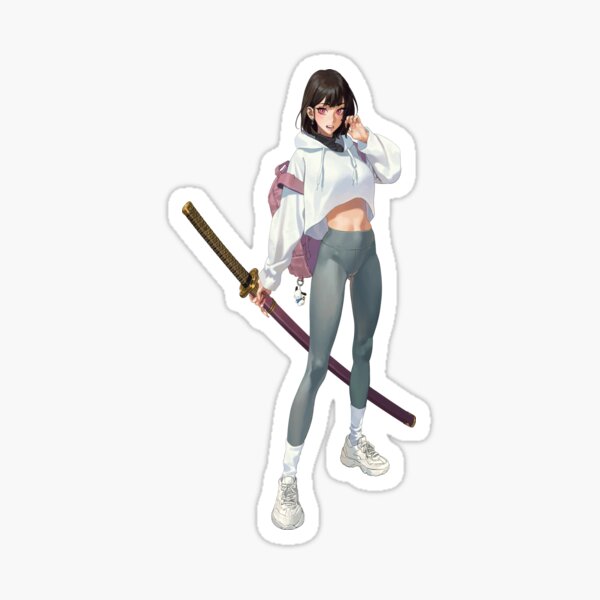 Manga Girl Sticker For Sale By Prince Of Sand Redbubble