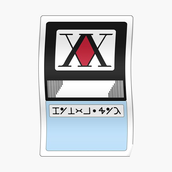 "Hunter License" Poster for Sale by Instant-Crush | Redbubble