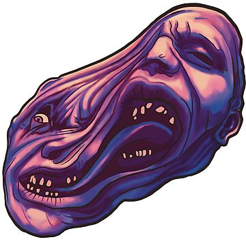 "The Thing Split Face" Poster for Sale by Christina van Ham | Redbubble