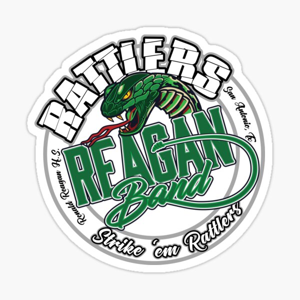 Rrhs Marching Band White Collection Sticker For Sale By Pfantomgraphics Redbubble