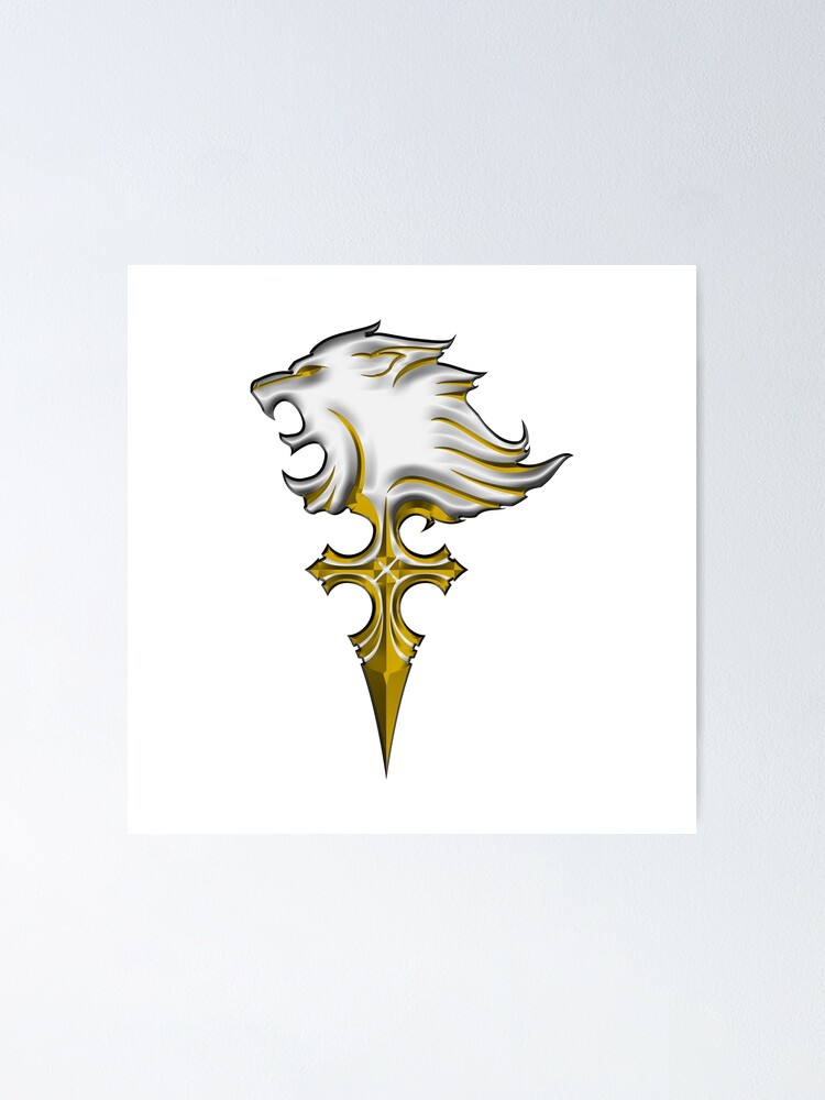 "FF8 Squall Griever Emblem - Final Fantasy 8 FFVIII" Poster by Art Chic ...