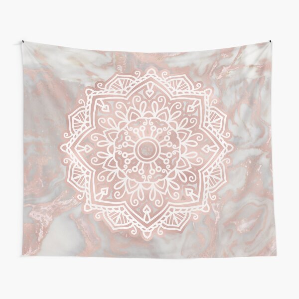 "Rose gold mandala - french polished marble" Tapestry for Sale by ...