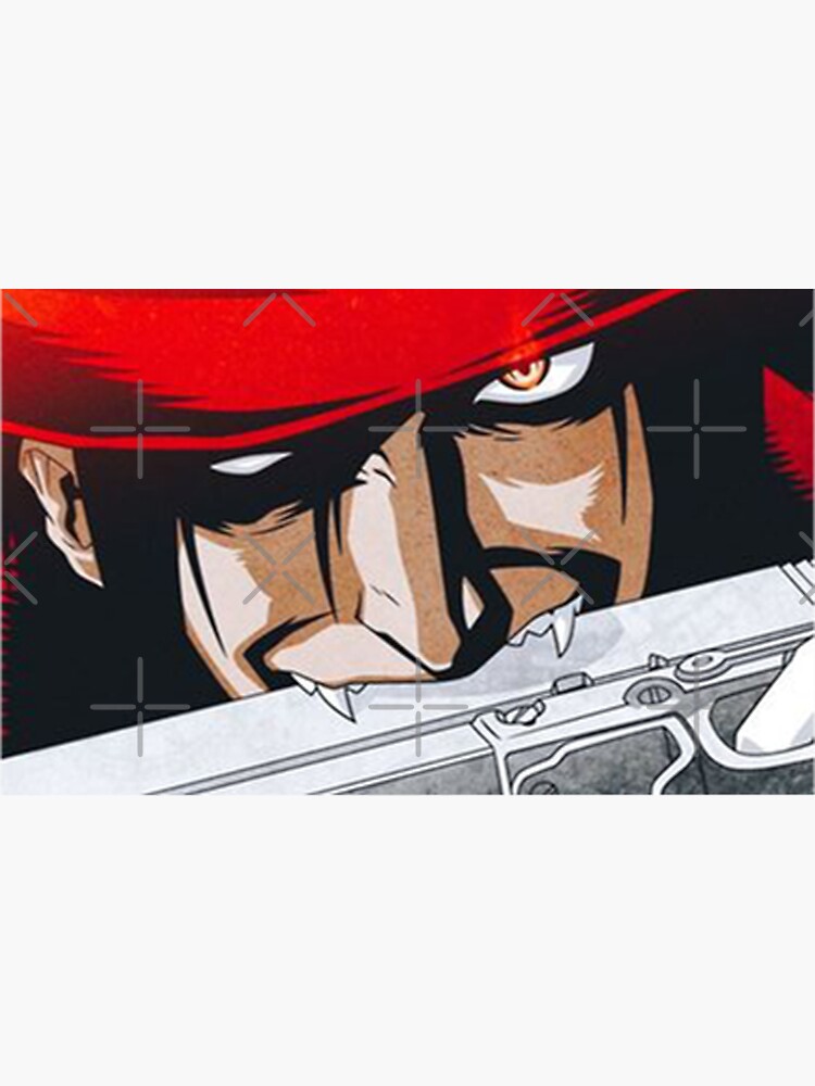 "Alucard Hellsing Fanart Illustrated" Sticker for Sale by ahmedSans ...