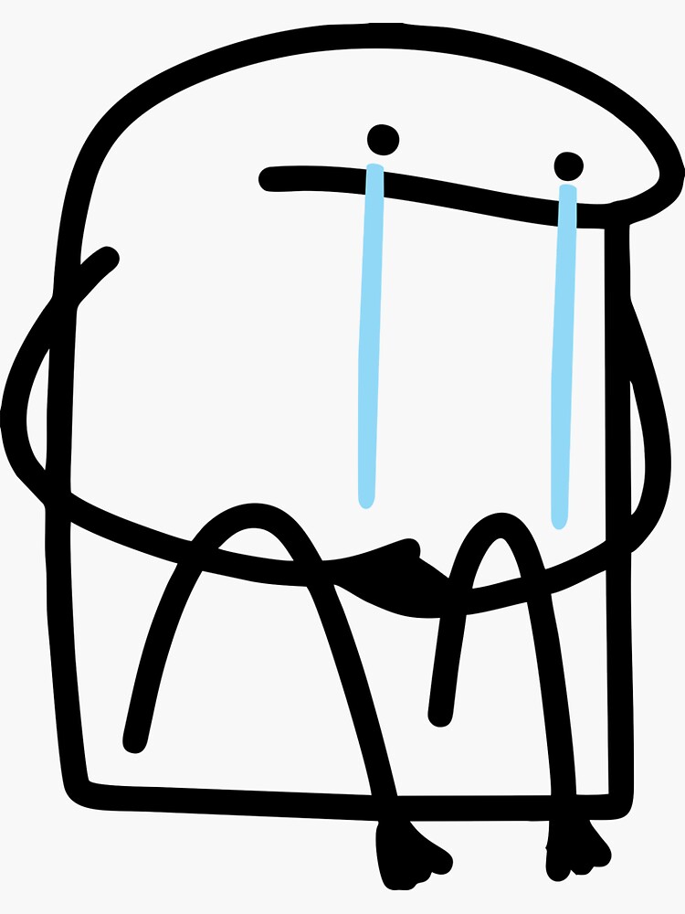 "Florkofcows memes, Cut Sad Flork" Sticker for Sale by The2Art | Redbubble