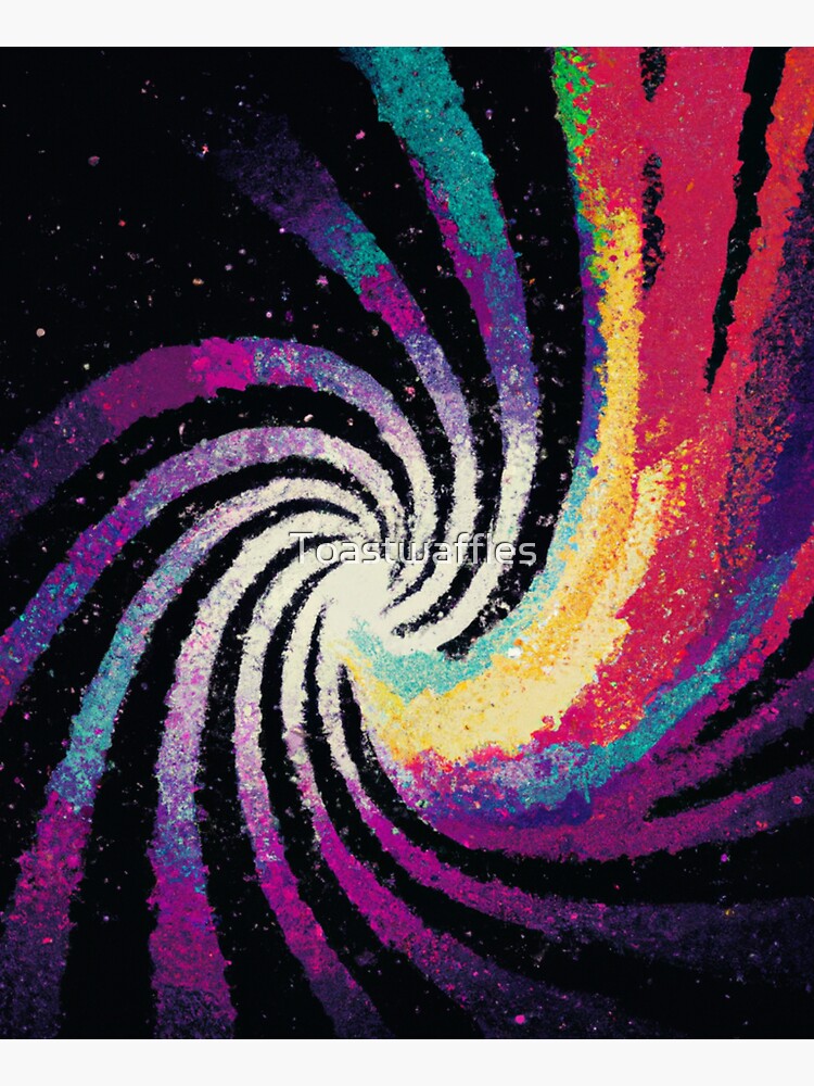 "Mystical Swirls In The Galaxy" Sticker for Sale by Toastwaffles ...