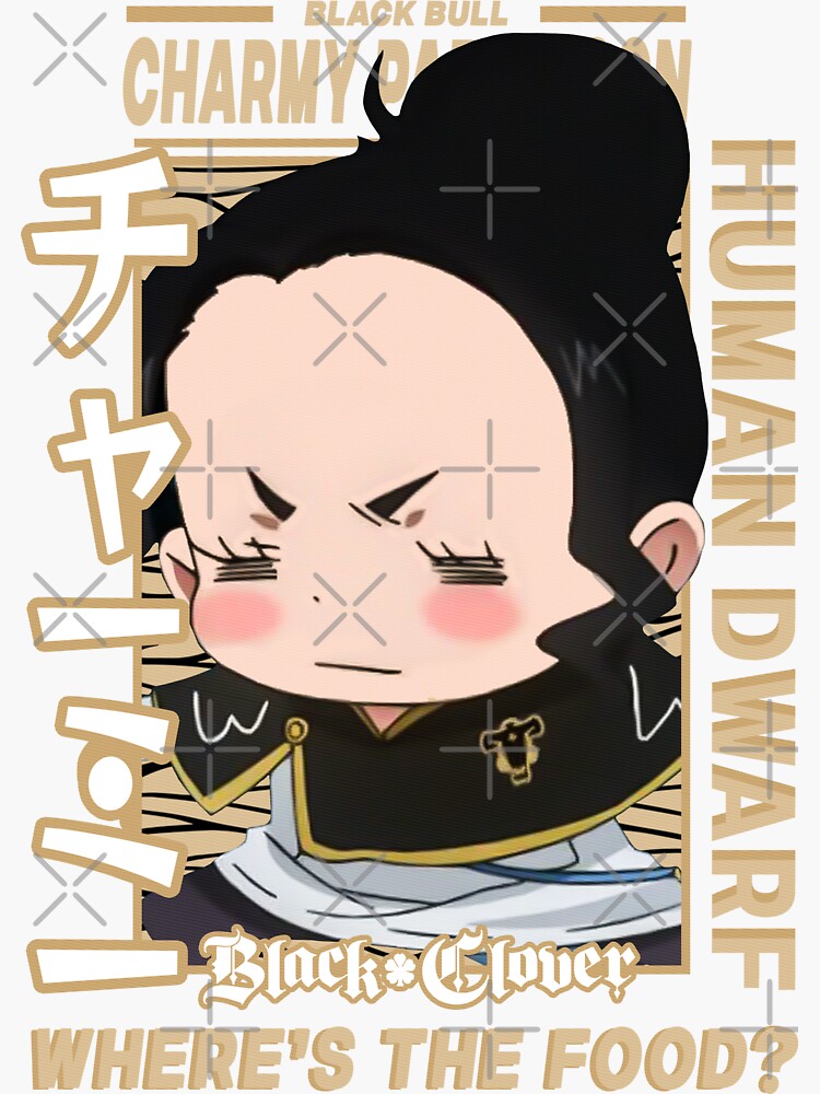 "Charmy Pappitson | Black Clover" Sticker for Sale by Saghanime | Redbubble
