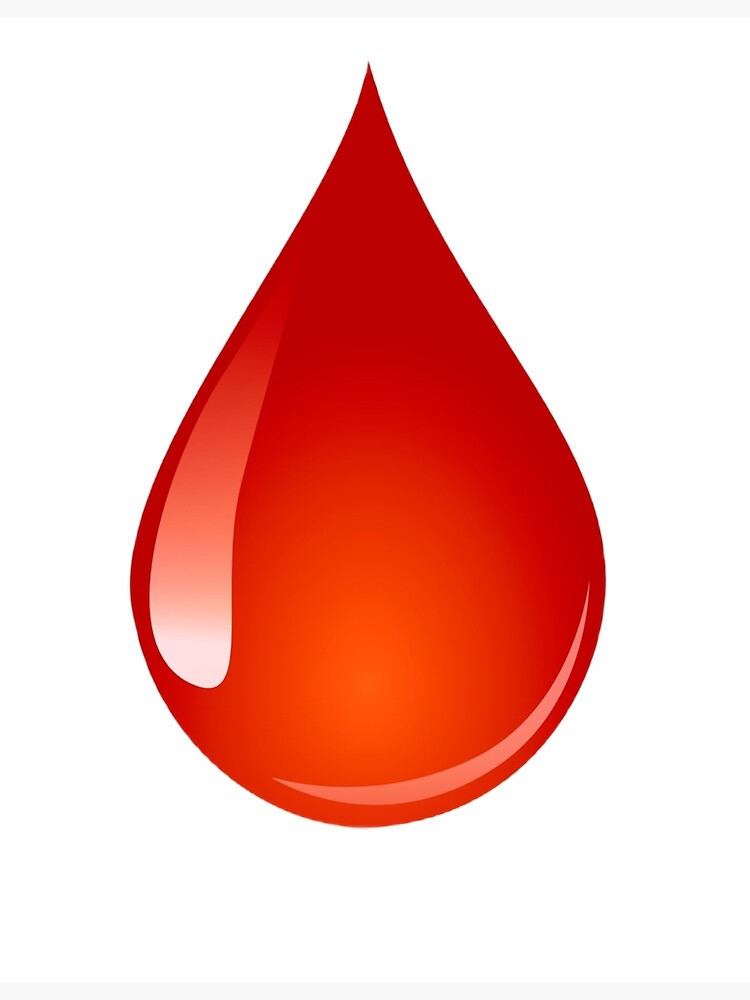 "Big Red Drop design" Poster for Sale by Dven-Clothes | Redbubble