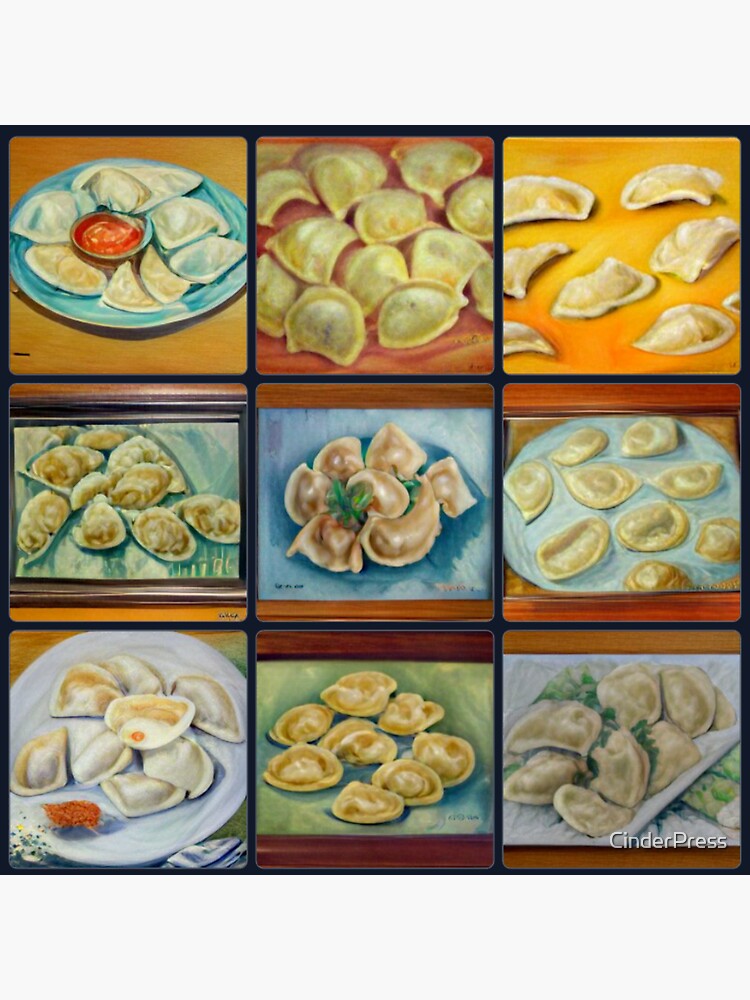 "Pierogi Pack" Sticker for Sale by CinderPress | Redbubble