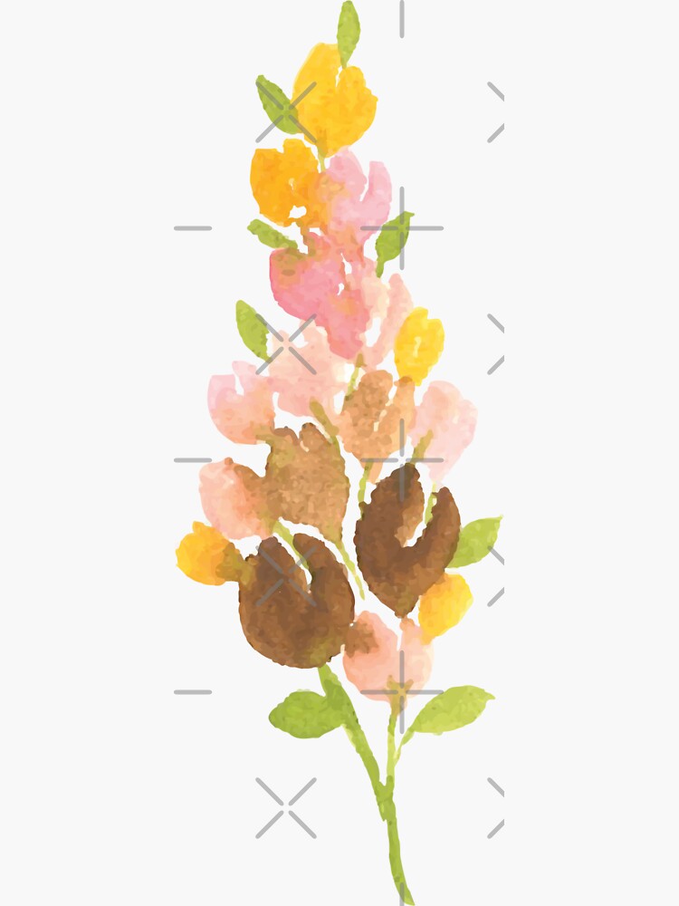 "vintage snapdragons" Sticker for Sale by elghachihades | Redbubble