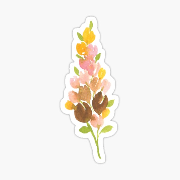 "vintage snapdragons" Sticker for Sale by elghachihades | Redbubble