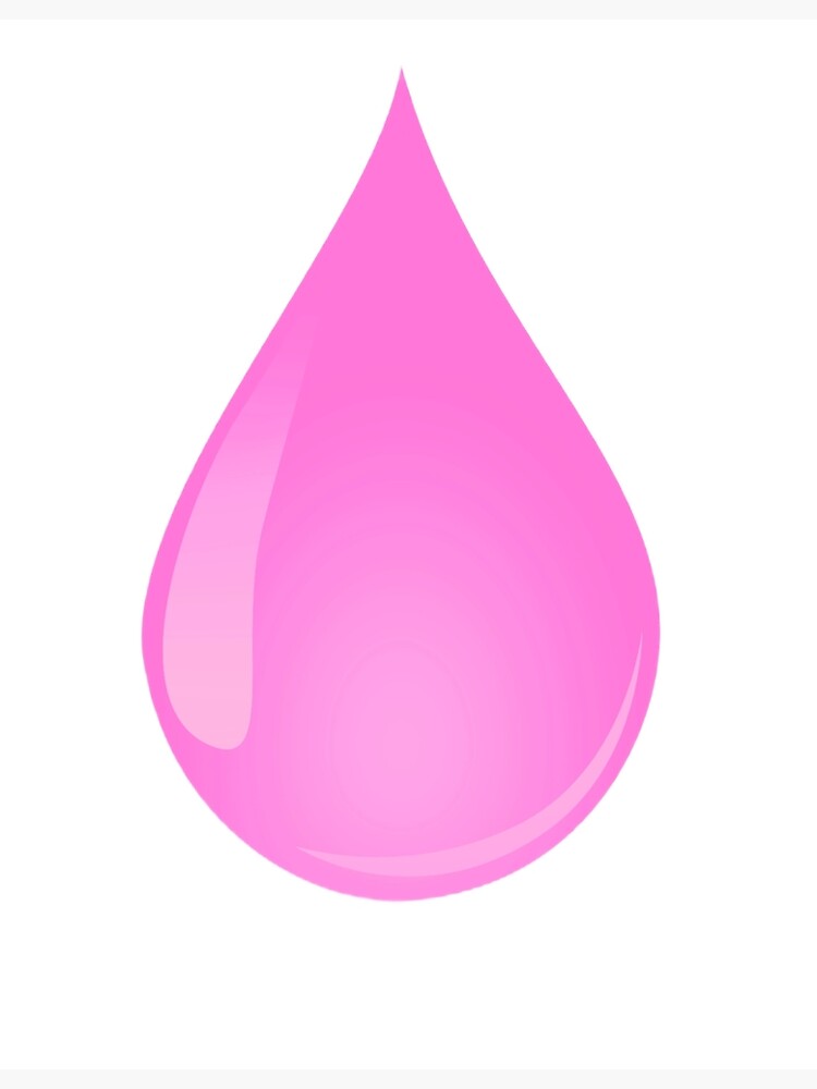 "Big Pink Drop design" Poster for Sale by Dven-Clothes | Redbubble