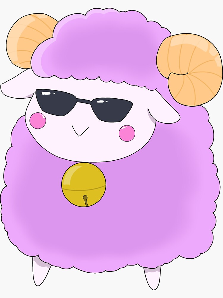 "Obey me: Mc sheep with sunglasses " Sticker for Sale by Fishburrito ...