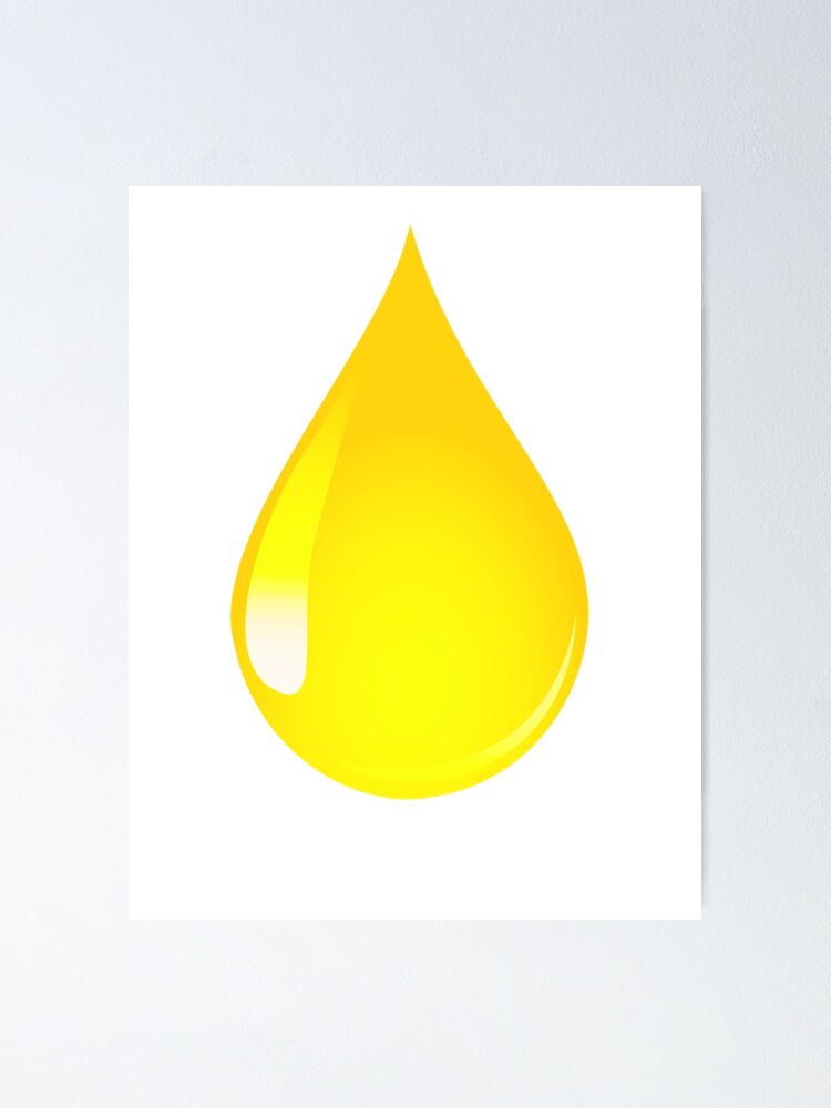 "Big Yellow Drop design" Poster for Sale by Dven-Clothes | Redbubble