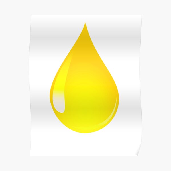 "Big Yellow Drop design" Poster for Sale by Dven-Clothes | Redbubble