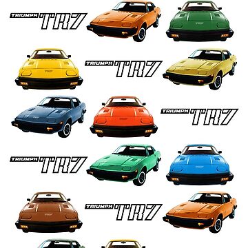 "Triumph TR7 - Colours Pattern" Poster for Sale by CellularSong | Redbubble