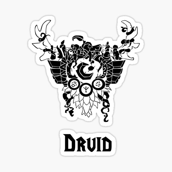 "Druid" Sticker for Sale by lailacdream | Redbubble
