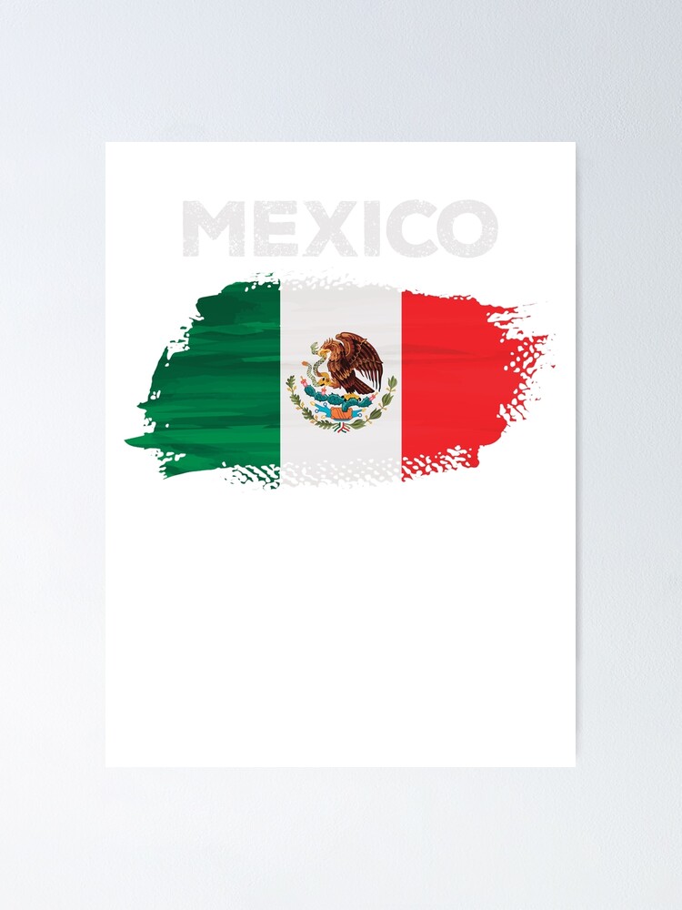 Póster for Sale con la obra «Camisa de la bandera de México / Regalo ...