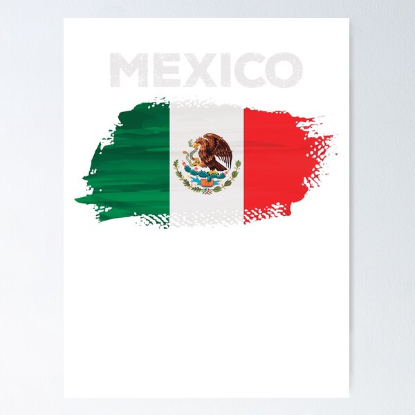 Póster for Sale con la obra «Camisa de la bandera de México / Regalo ...
