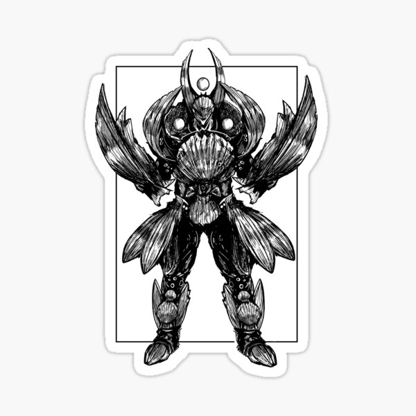 "Scallop Armor" Sticker for Sale by Phreephur | Redbubble