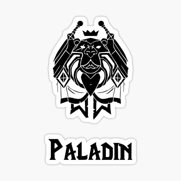 "Paladin" Sticker for Sale by lailacdream | Redbubble