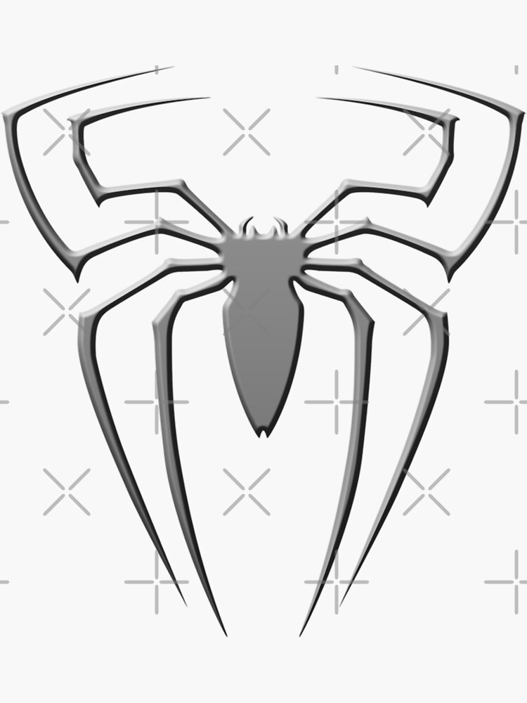 "Evil Spider Emblem" Sticker for Sale by Design-By-Dan | Redbubble