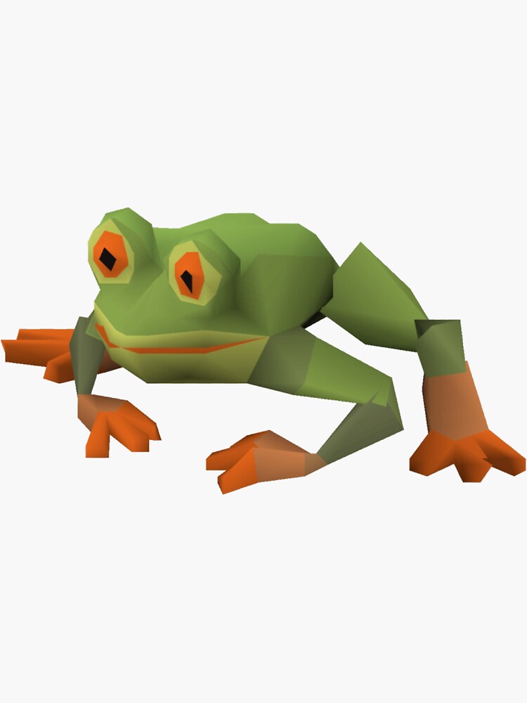 "CGI Animated Cyber Frog Sticker" Sticker for Sale by buy4goodluck ...