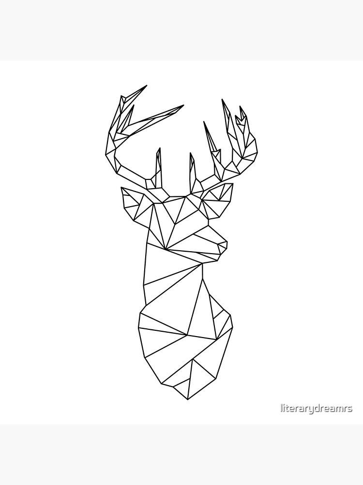 "Geometric Stag" Art Print for Sale by literarydreamrs | Redbubble