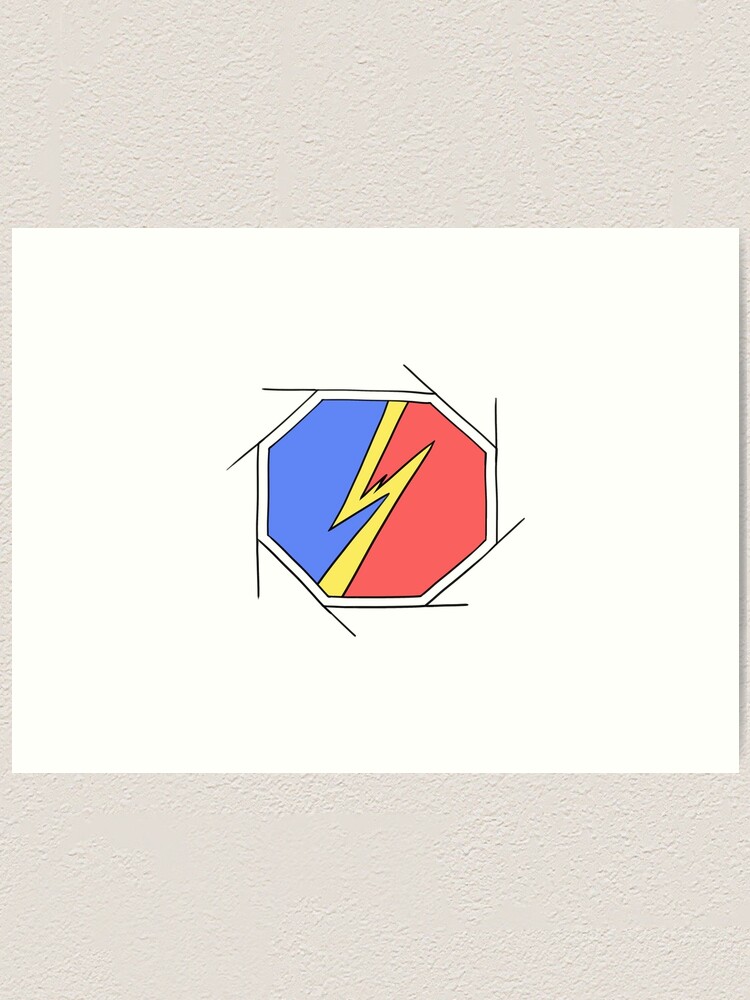 "the flash sign" Art Print for Sale by blackmarvo | Redbubble