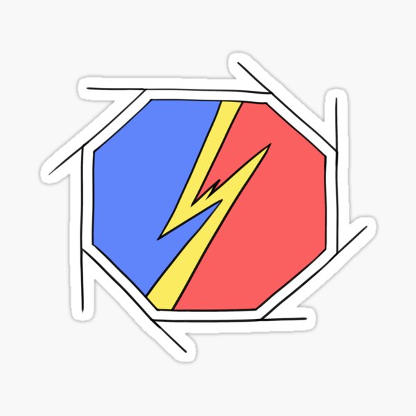 "the flash sign" Sticker for Sale by blackmarvo | Redbubble