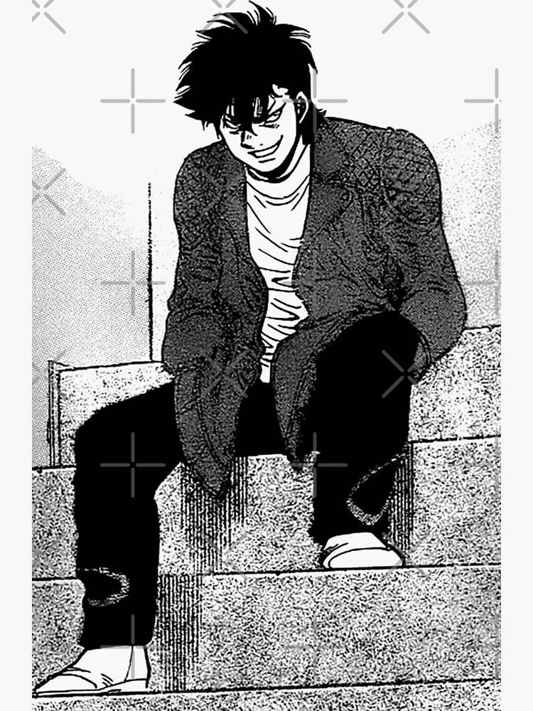 "takeshi sendo, the tiger of naniwa" Sticker for Sale by Nefilims ...