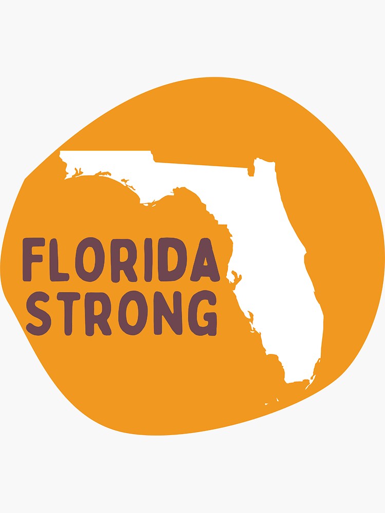 "Florida Strong" Sticker for Sale by disciplineco | Redbubble