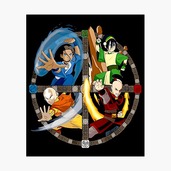 "" Avatar The Last Airbender All Characters"" Photographic Print for ...