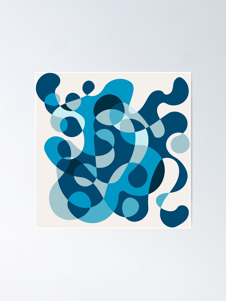 "Surreal Shapes (Miro Inspired)" Poster for Sale by Texterns | Redbubble