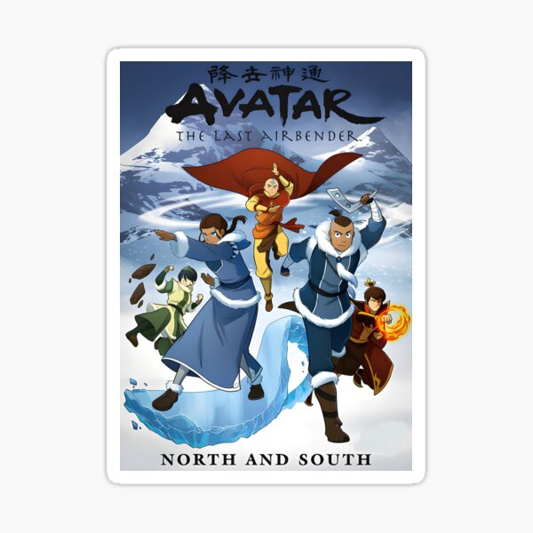 "anime The Last Airbender" Sticker for Sale by SwetlaWinter | Redbubble