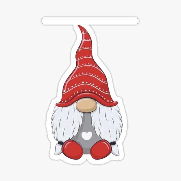 "Winter Themed Gnomes " Sticker for Sale by Mseabro | Redbubble
