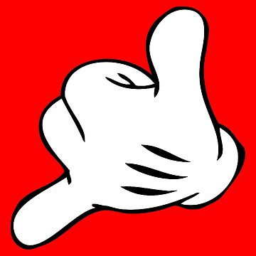 "Shaka hand" Sticker for Sale by Tobenownoui | Redbubble