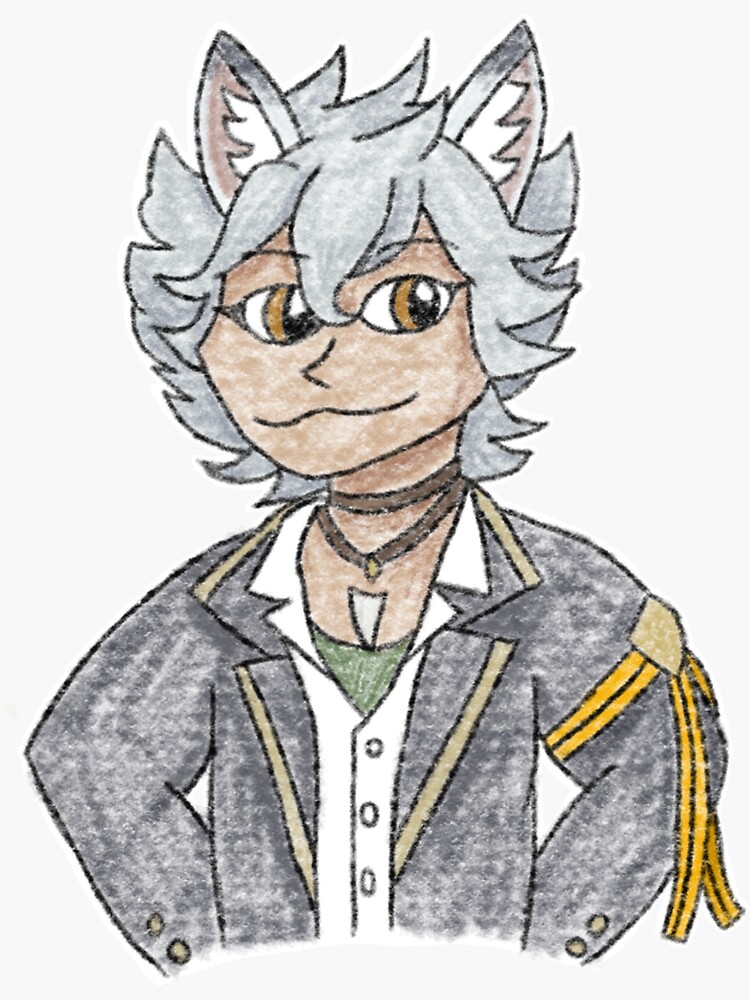 "Jack Howl [Twisted Wonderland]" Sticker for Sale by AbrasiveSoup ...