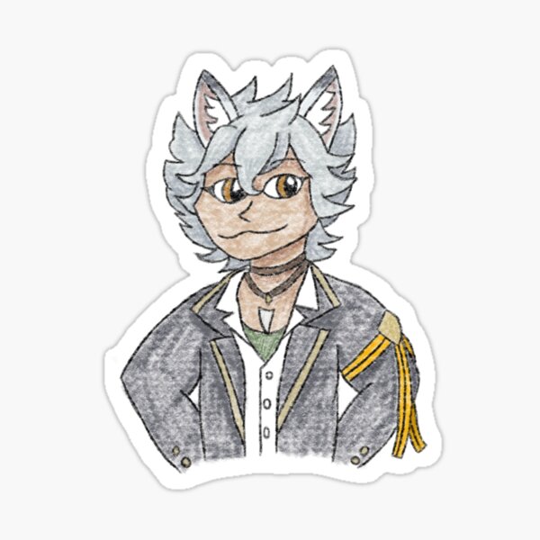 "Jack Howl [Twisted Wonderland]" Sticker for Sale by AbrasiveSoup ...