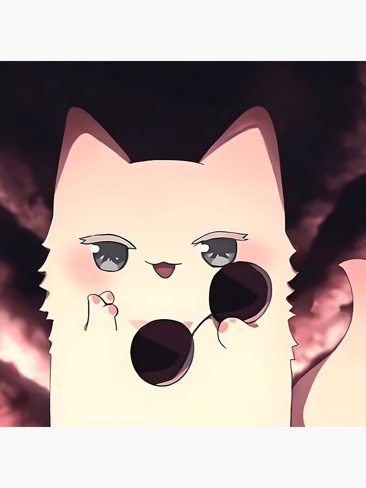 "" Gojo Satoru cat"" Sticker for Sale by RobertaConroy | Redbubble