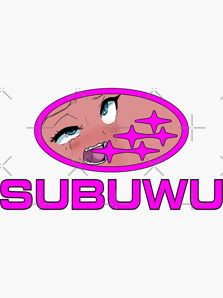 "Is that a .. SUBUWU??" Sticker for Sale by RobbieWhiplash | Redbubble
