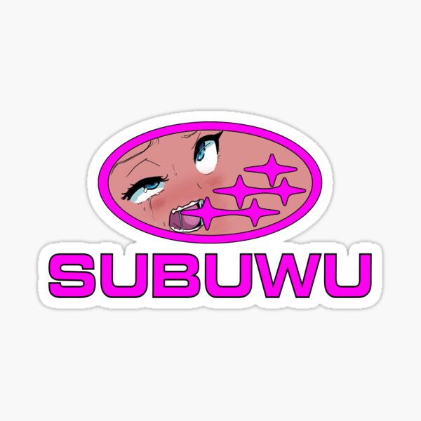 "Is that a .. SUBUWU??" Sticker for Sale by RobbieWhiplash | Redbubble