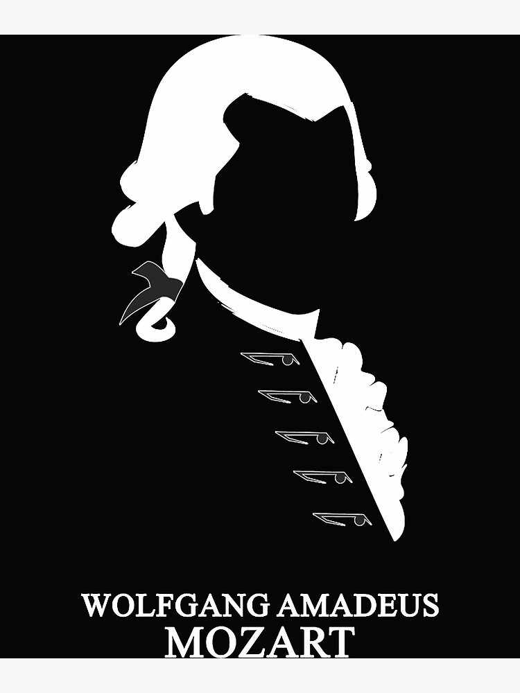 "Wolfgang Amadeus Mozart " Poster for Sale by SamGuerra7 | Redbubble