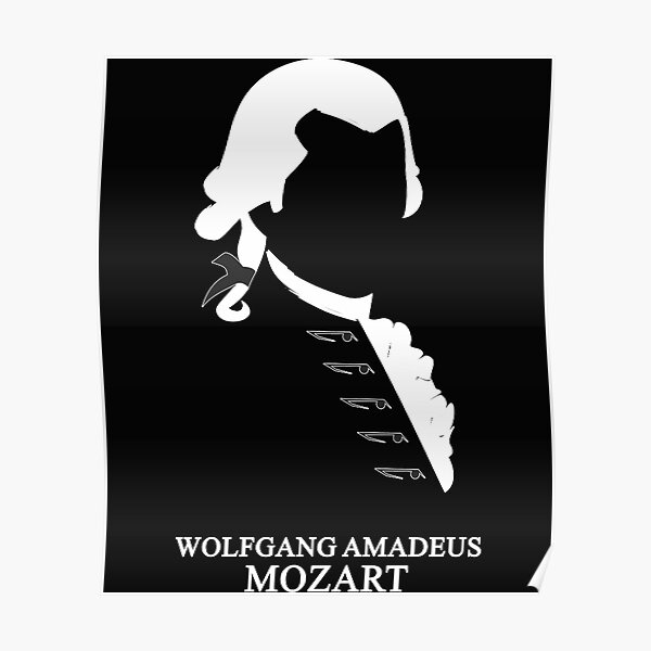 "Wolfgang Amadeus Mozart " Poster for Sale by SamGuerra7 | Redbubble