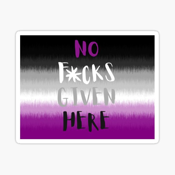"No F*cks Given Here" Sticker for Sale by IsAGuestHouse | Redbubble