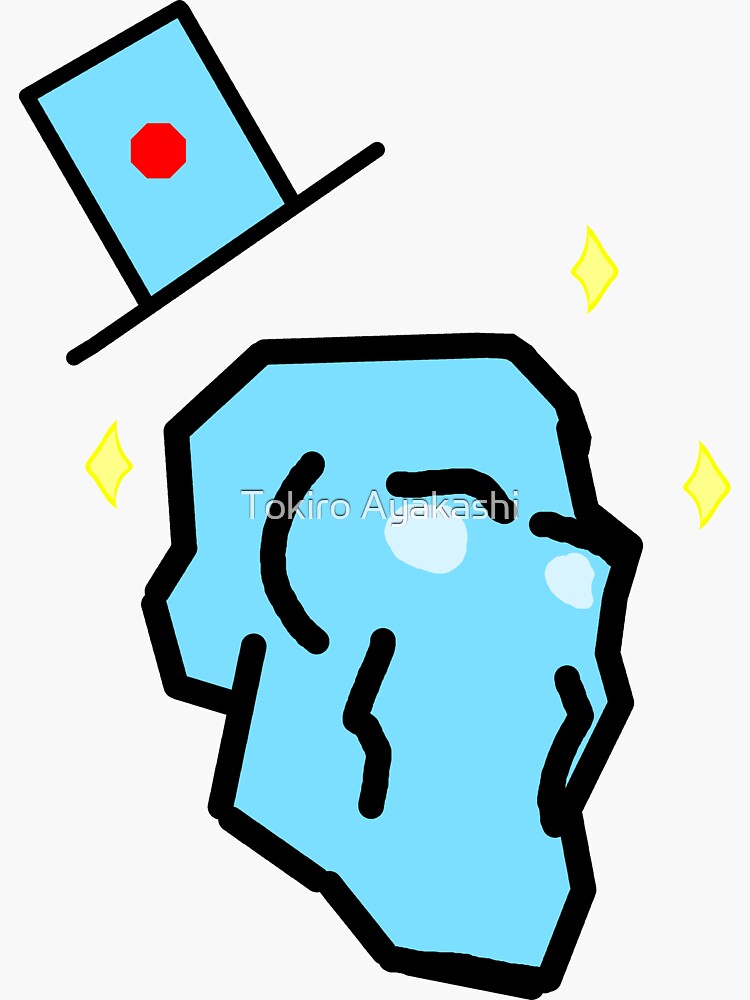 "Handsome slime face" Sticker for Sale by TokiroAyakashi | Redbubble