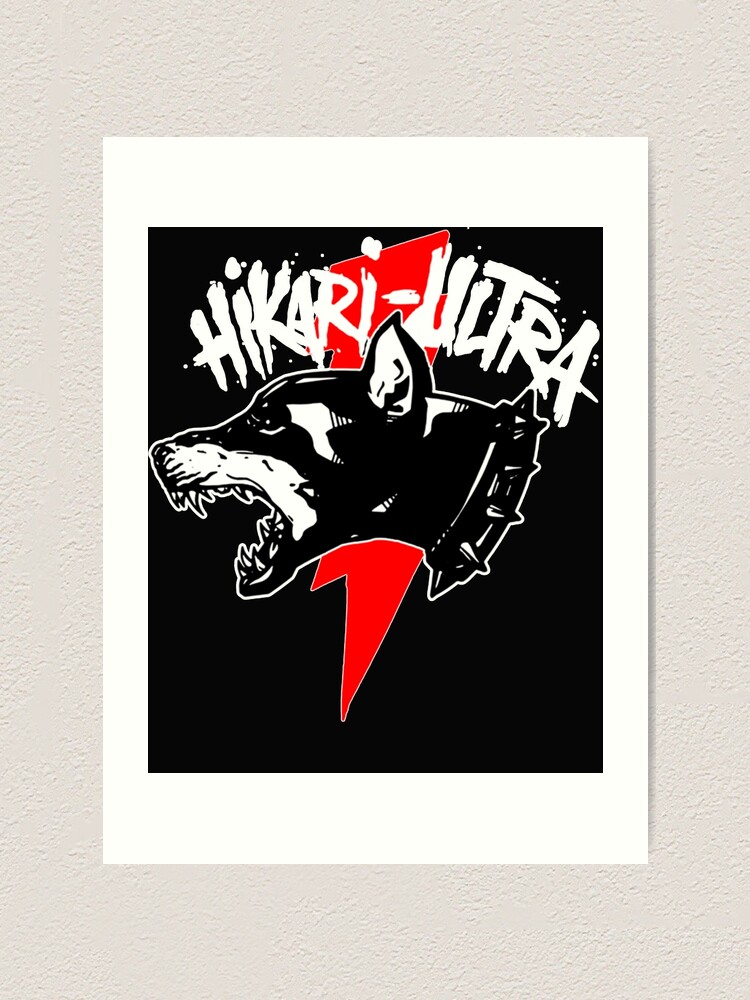 "Zillakami x sosmula Hikari Ultra Logo City Morgue red Bolt " Art Print ...