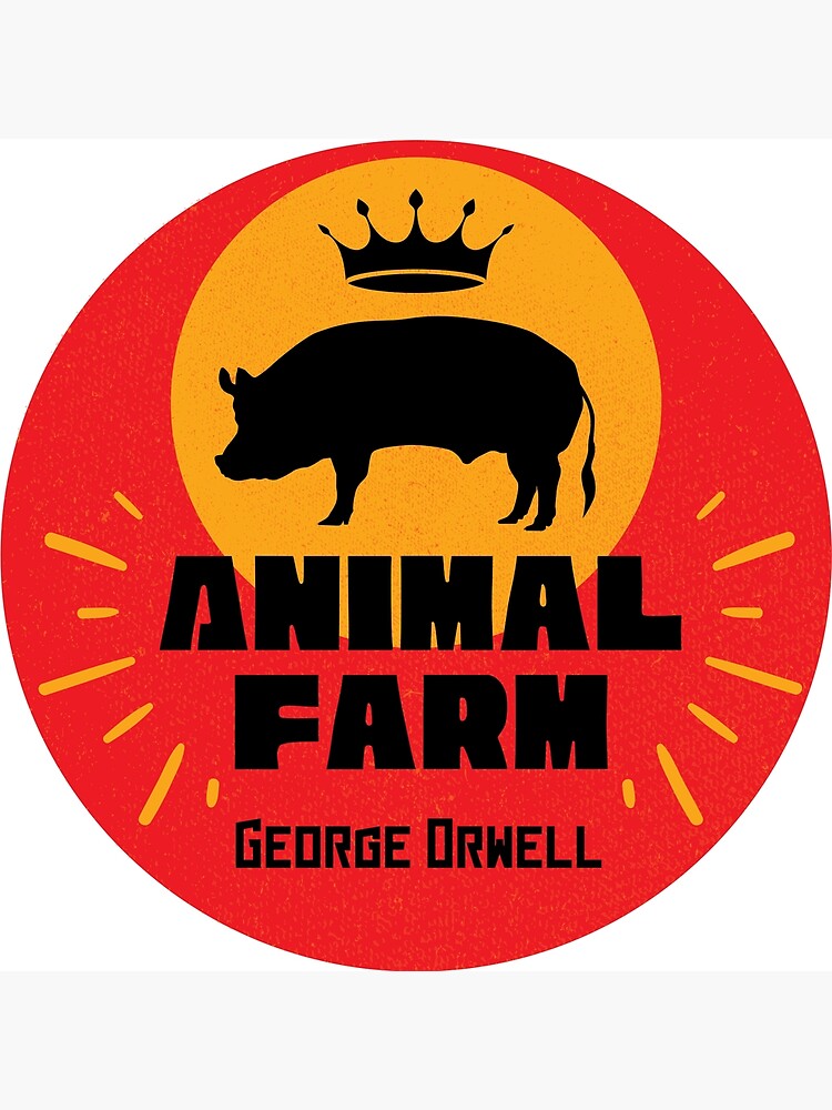 "Animal Farm - George Orwell Classic Dystopian Satire Literature Book ...
