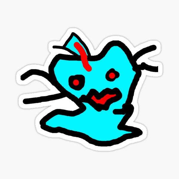 "slime transforming into monstrosity" Sticker for Sale by ...